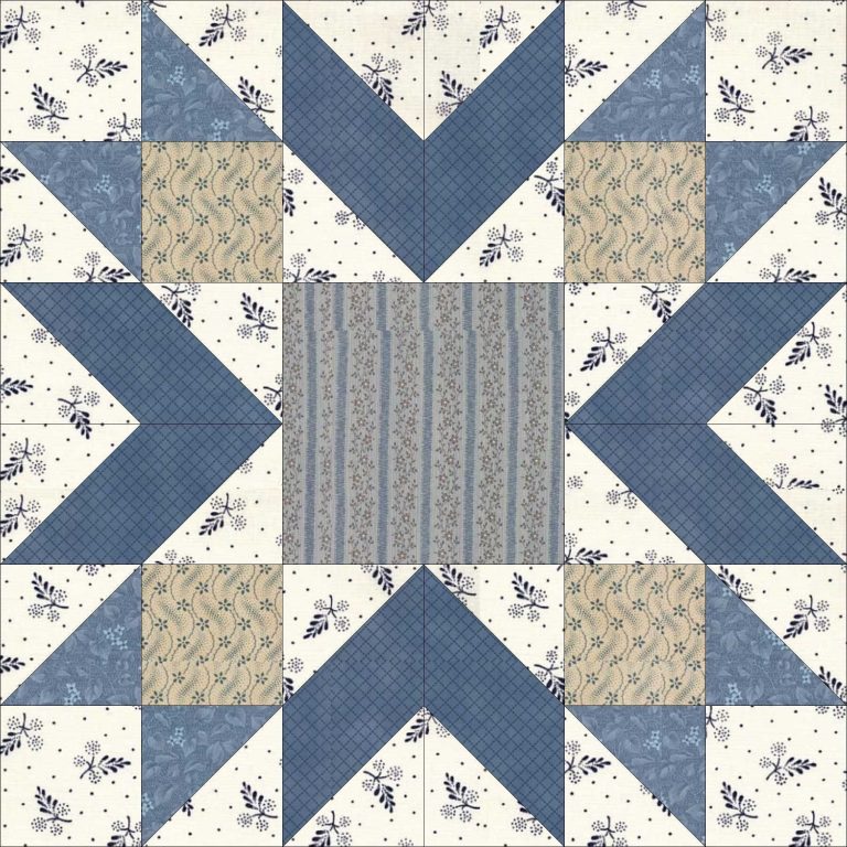 Blueberry Pie Quilt Block