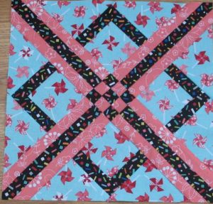 Hot Cross Quilt Block