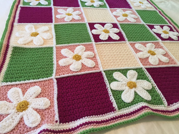 Afghan Daisy Crochet