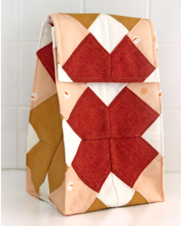 Kris Kross Quilted Lunch Bag – Free Pattern