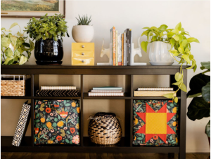 Patchwork Storage Cube – Free Pattern