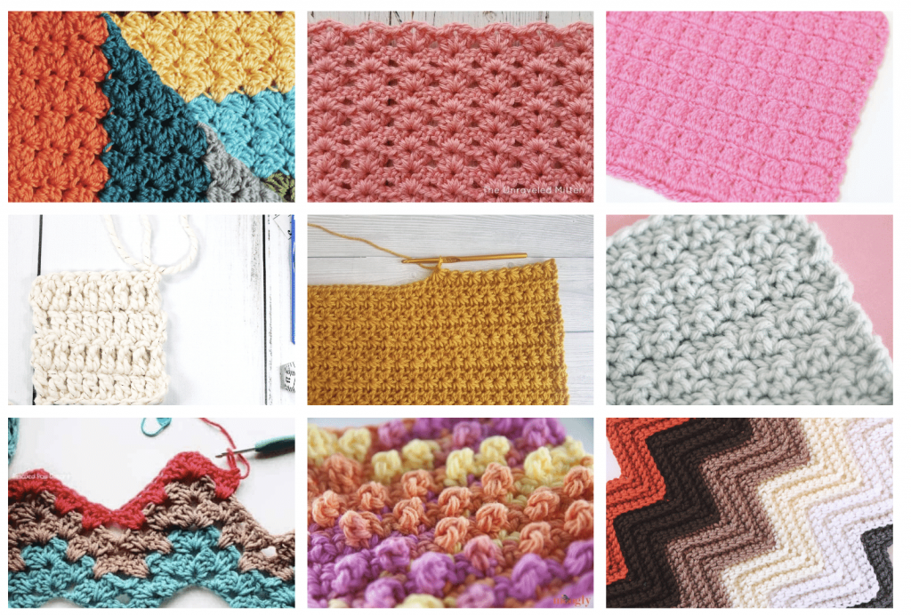 35 Easy Crochet Stitches For Beginners