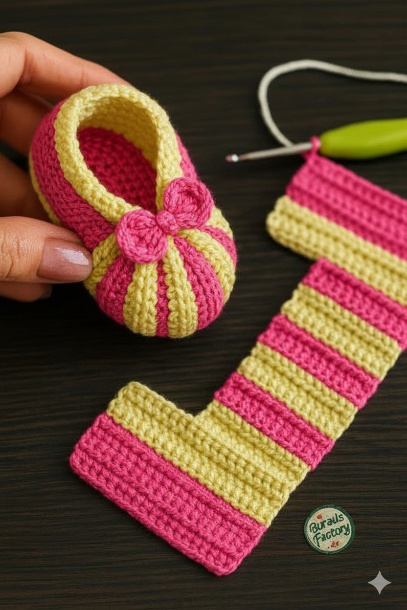 Crochet Baby Bootie Pattern