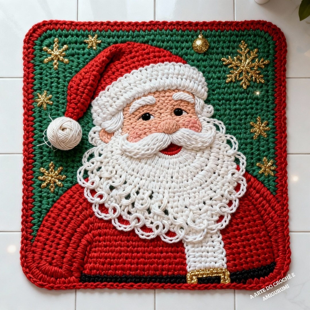 Crochet Santa Claus Square Pattern